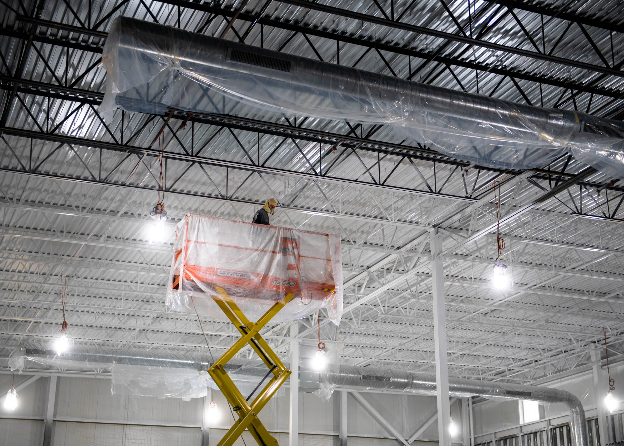 Concrete & Paint at Polymer Conversions Cleanroom Construction ...